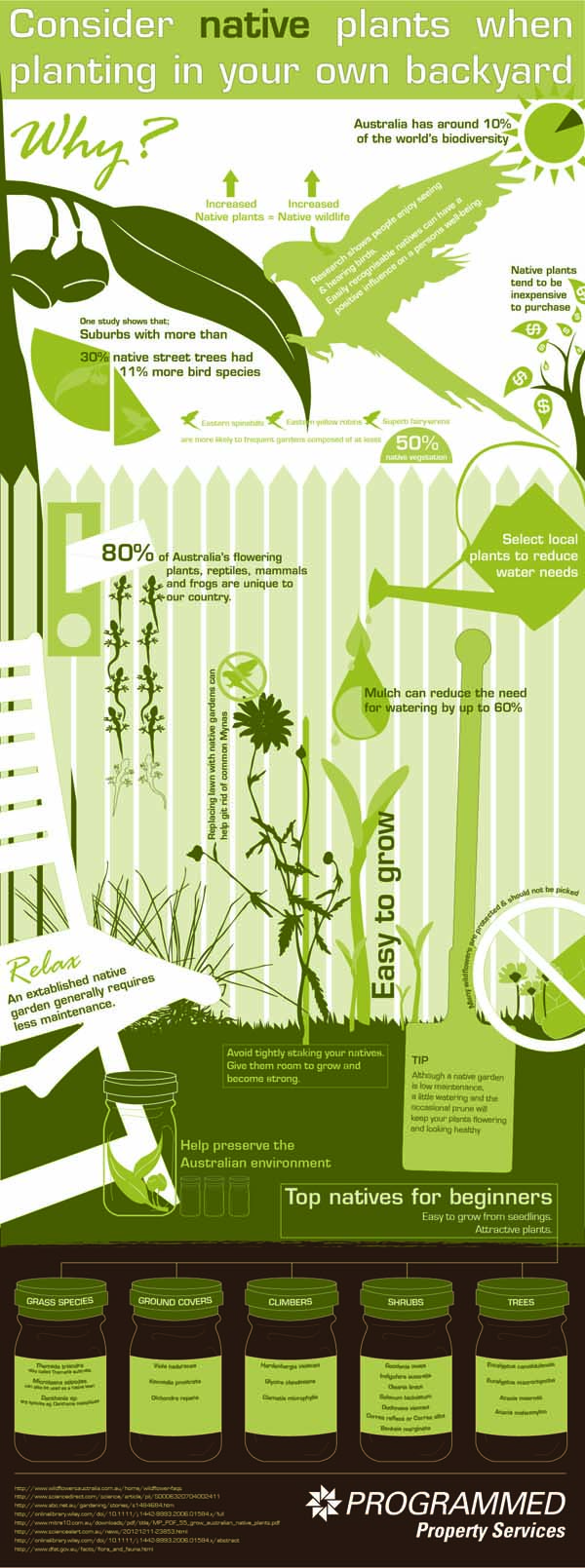 Benefits of Planting Australian Native Plants Infographic - Programmed ...